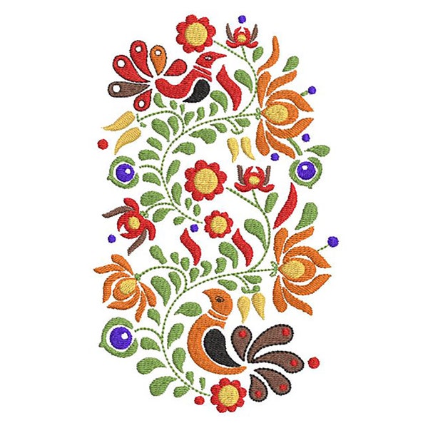 Hungarian Embroidery Pattern - Etsy