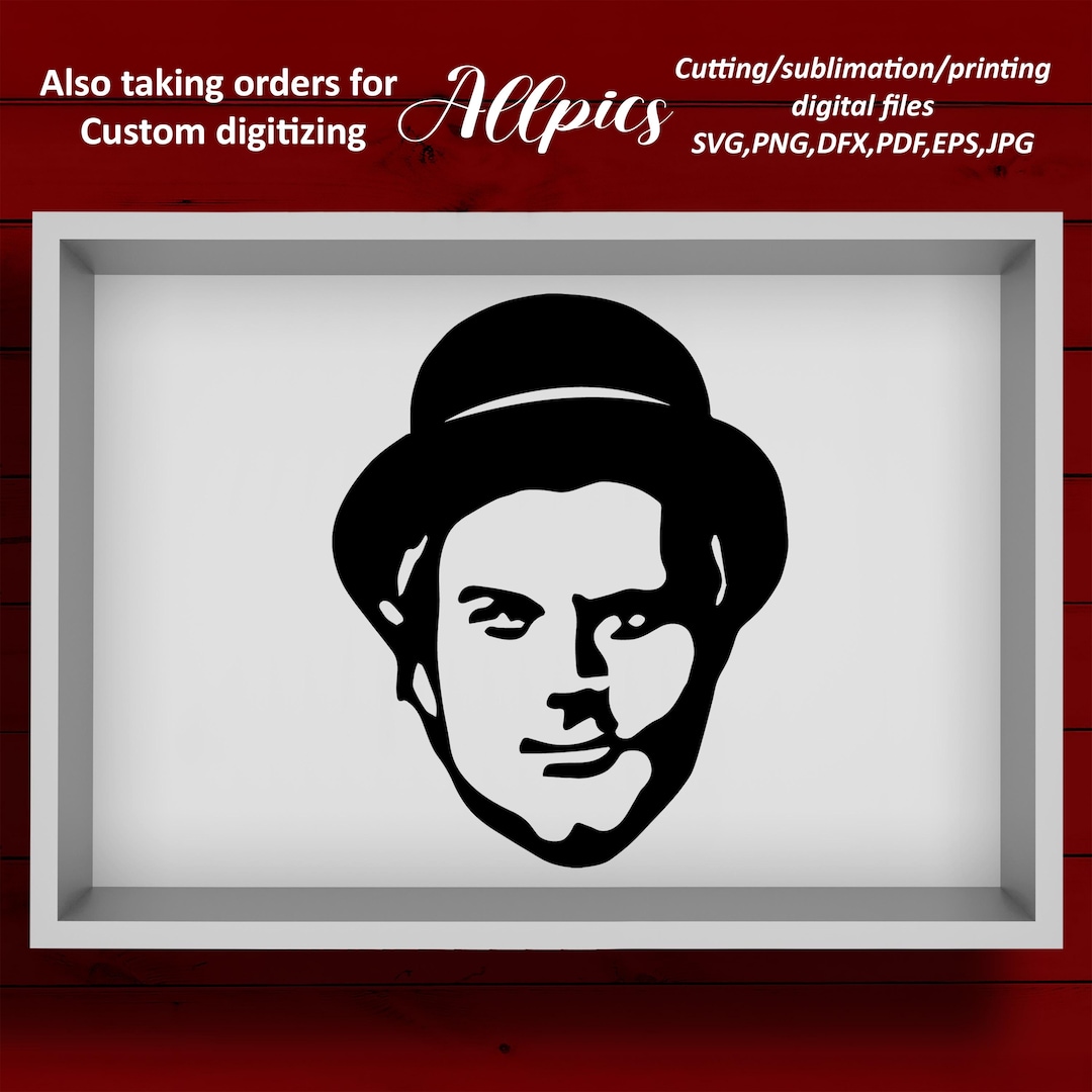 Terence Hill Cutting SVG Files, Clipart Instant Download, Sublimation ...