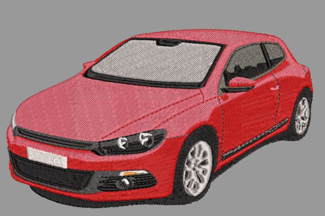 Embroidery Machine Files Volkswagen New Scirocco Embroidery Design 2 ...