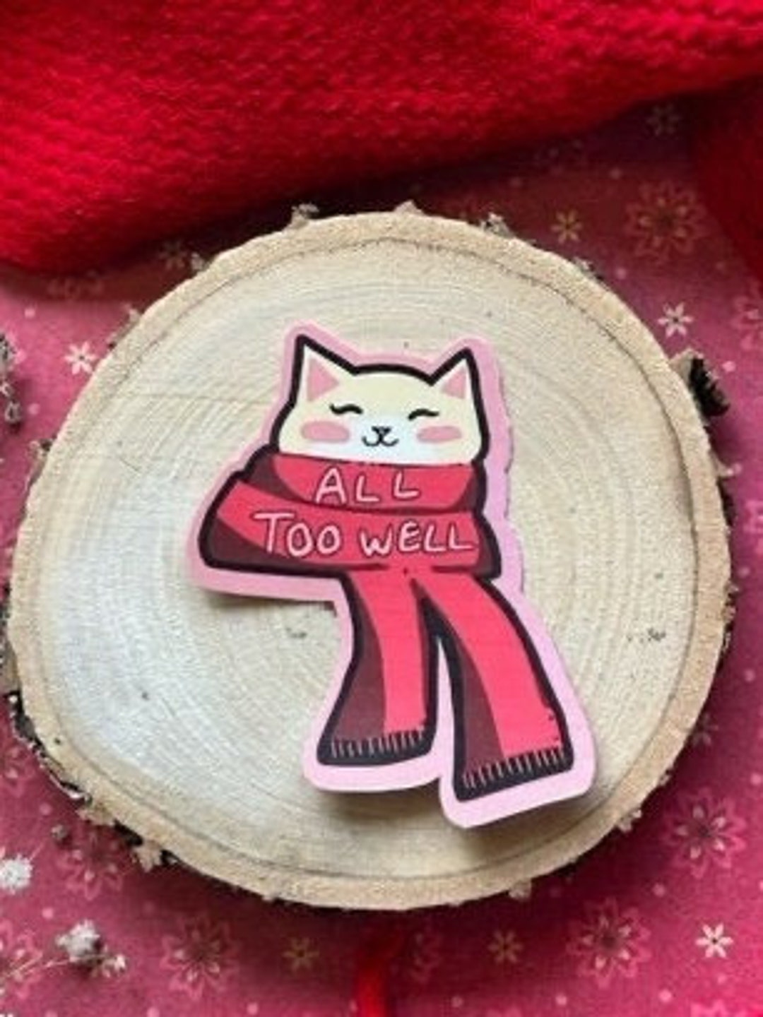 All Too Well Vinyl Cat Sticker-taylor-waterproof-laptop Decal - Etsy