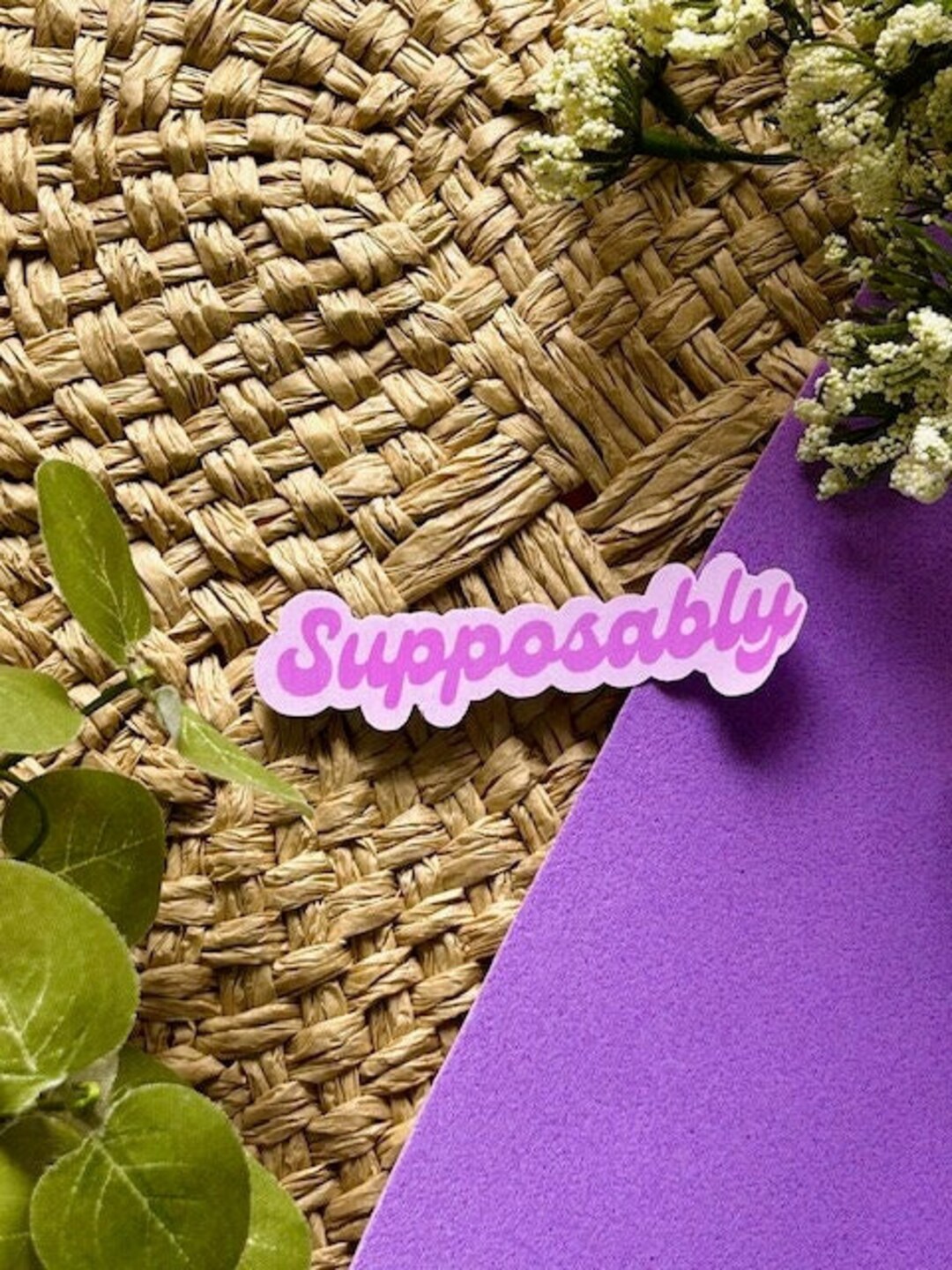 Supposably Vinyl Sticker-friends Tv Show-laptop Decal-waterproof - Etsy
