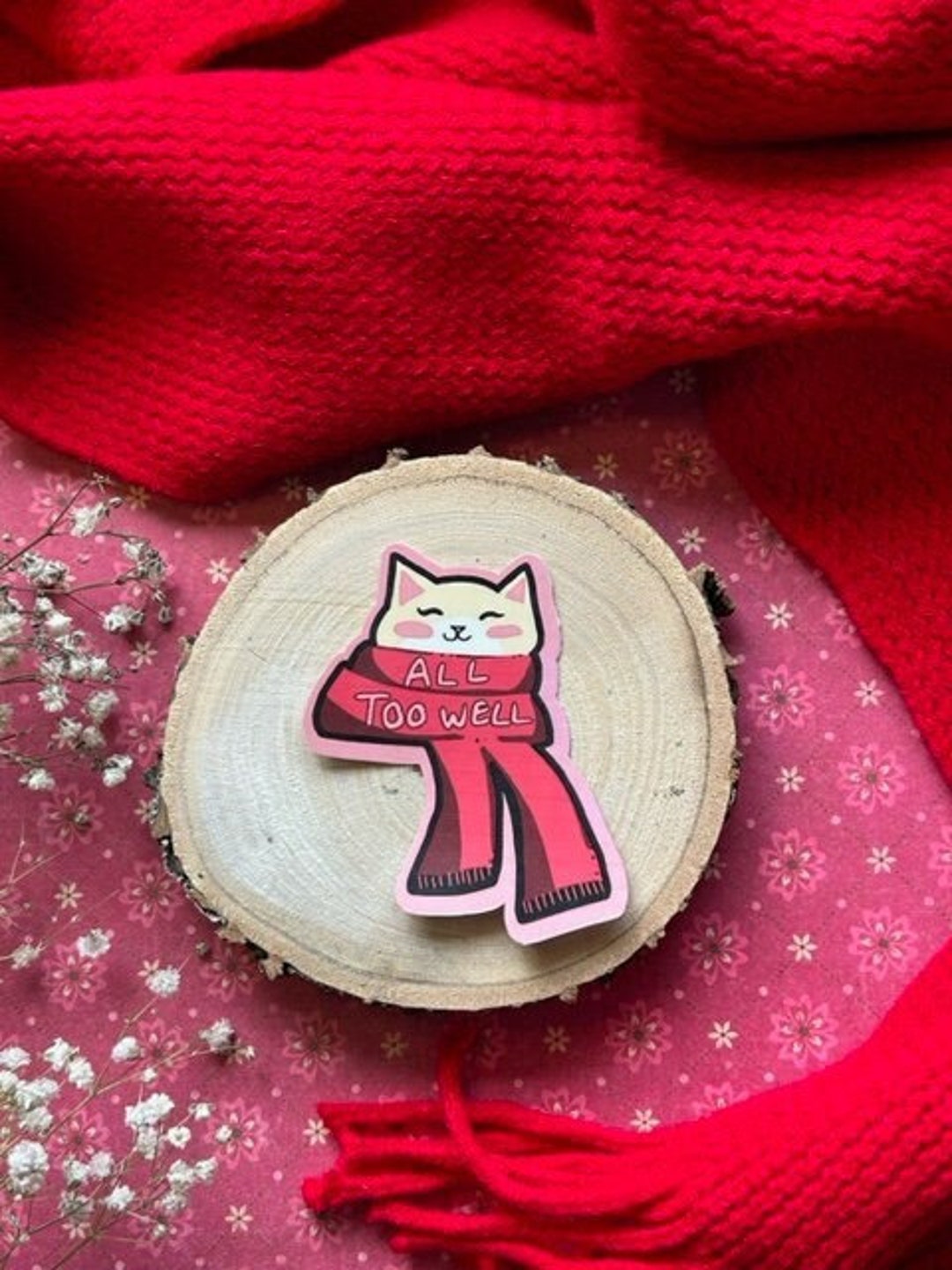 All Too Well Vinyl Cat Sticker-taylor Swift-eras - Etsy