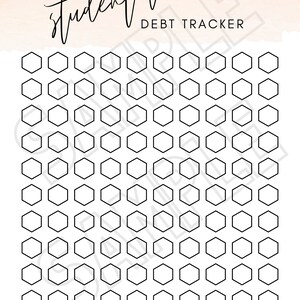 Our Student Loan Debt Tracker | PRINTABLE | Debt Payoff Tracker | Debt ...