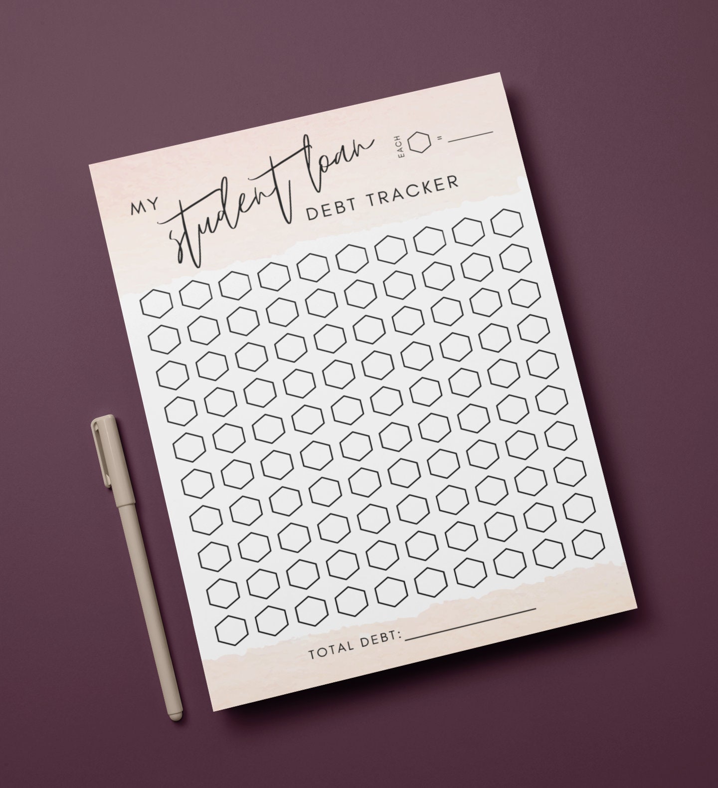 My Student Loan Debt Tracker | PRINTABLE | Debt Payoff Tracker | Debt ...