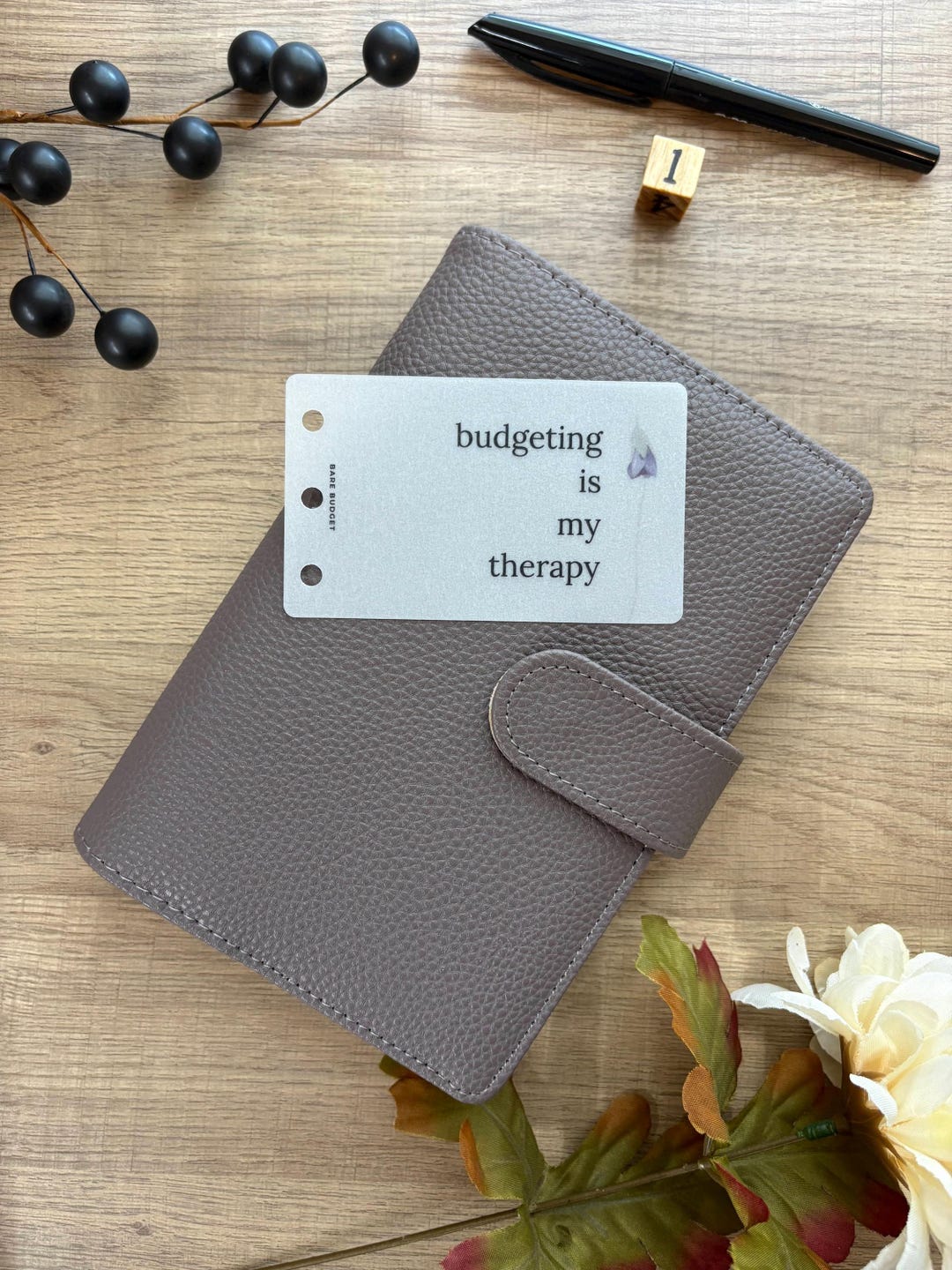 A6 Half Size Binder Bookmark Laminated Vellum Decorative Dividers ...