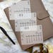 2026 Half Size Calendar Bookmarks Laminated Matte Vellum Set of 12 ...