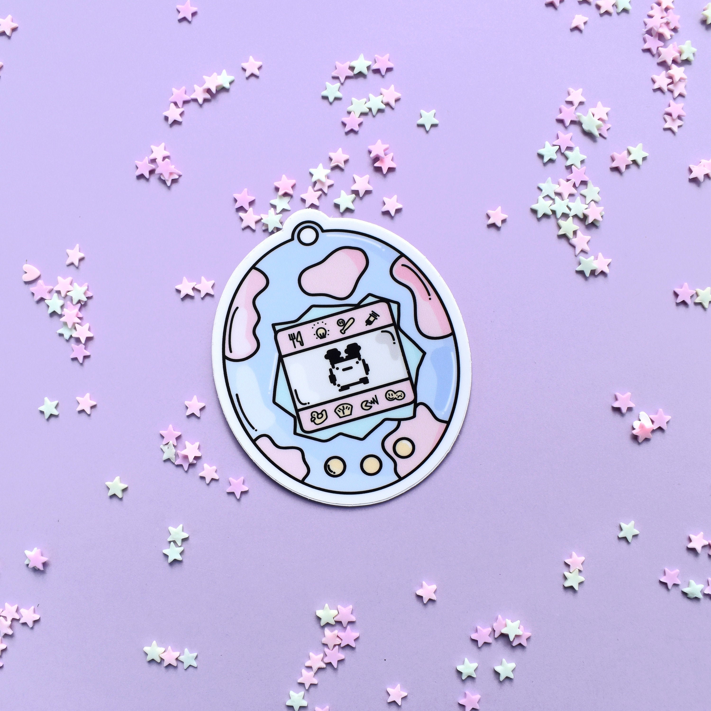 Virtual Pet Vinyl Sticker | Etsy