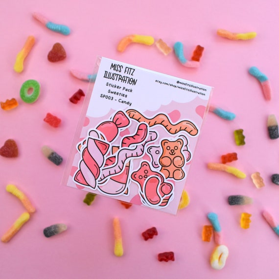 Sweeties Sticker Pack Candy SP003 - Etsy