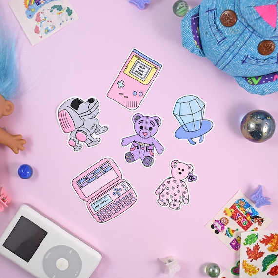 90s Kids Essentials Pastel Dreams Sticker Pack SP027 - Etsy