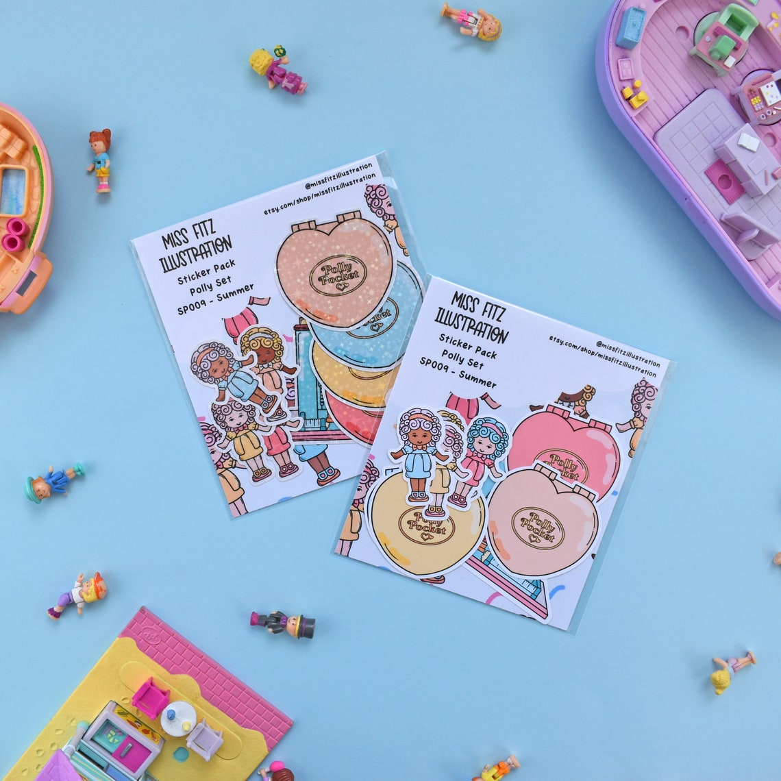 Polly Set Sticker Pack Summer SP009 - Etsy