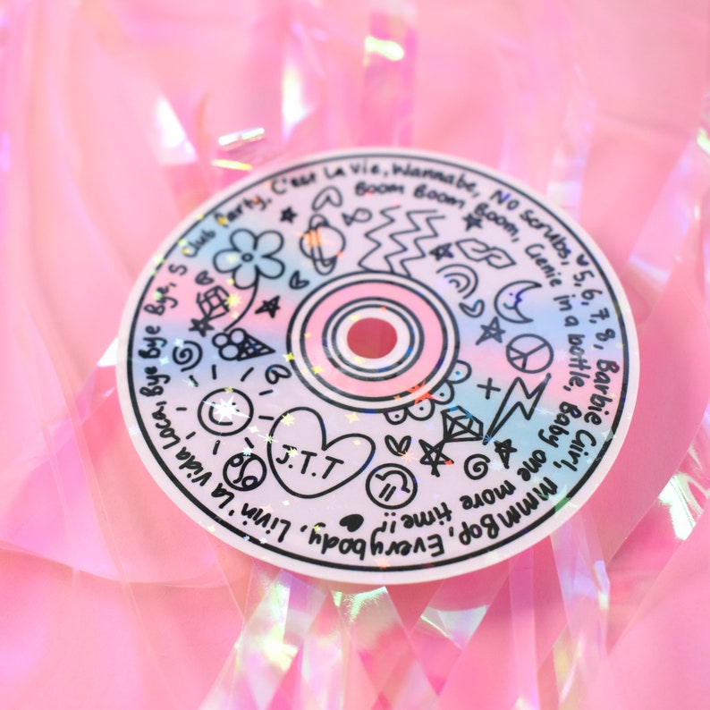 90s Mix CD Holographic Overlay Sticker - Etsy