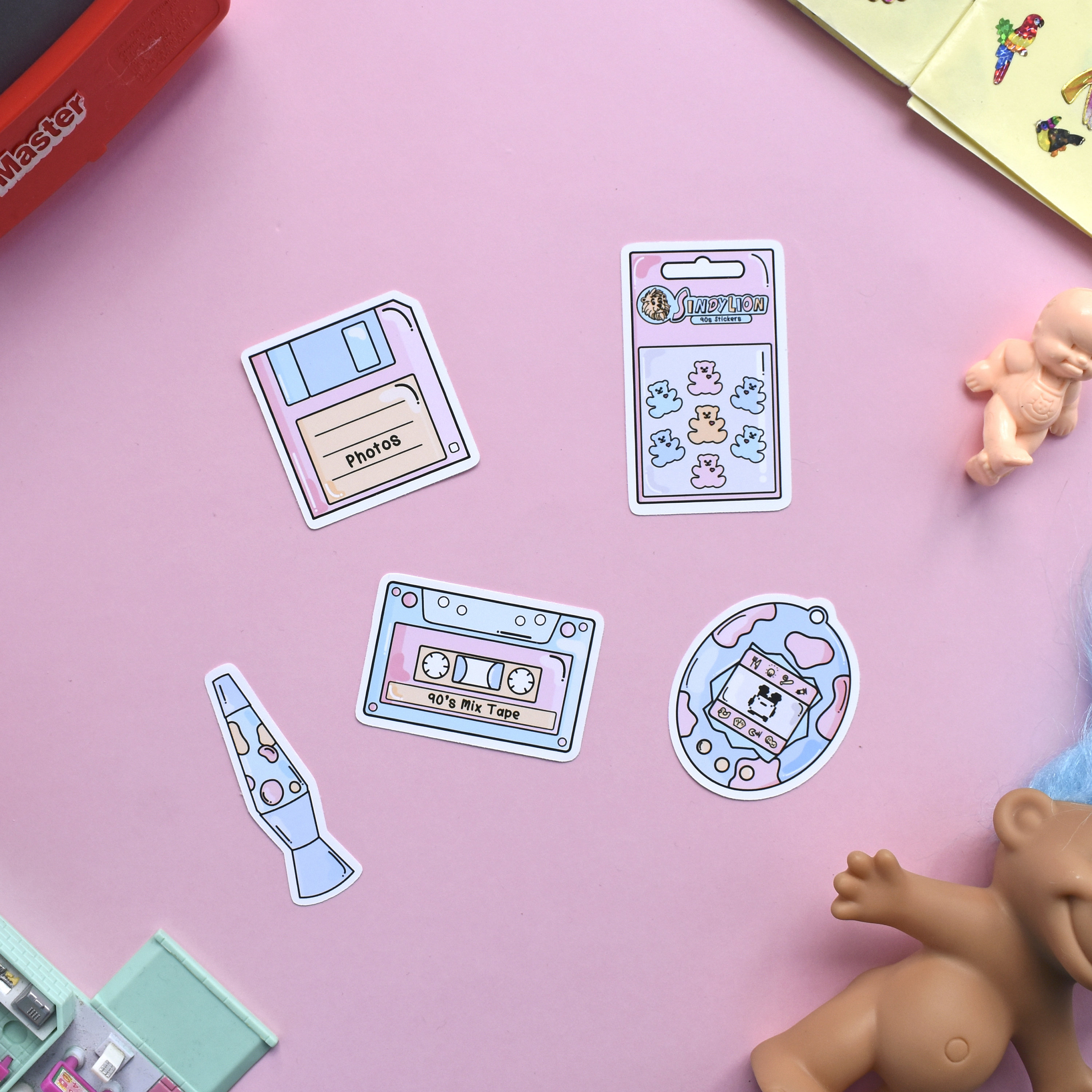 90s Nostalgia Toys Sticker Pack SP010 - Etsy