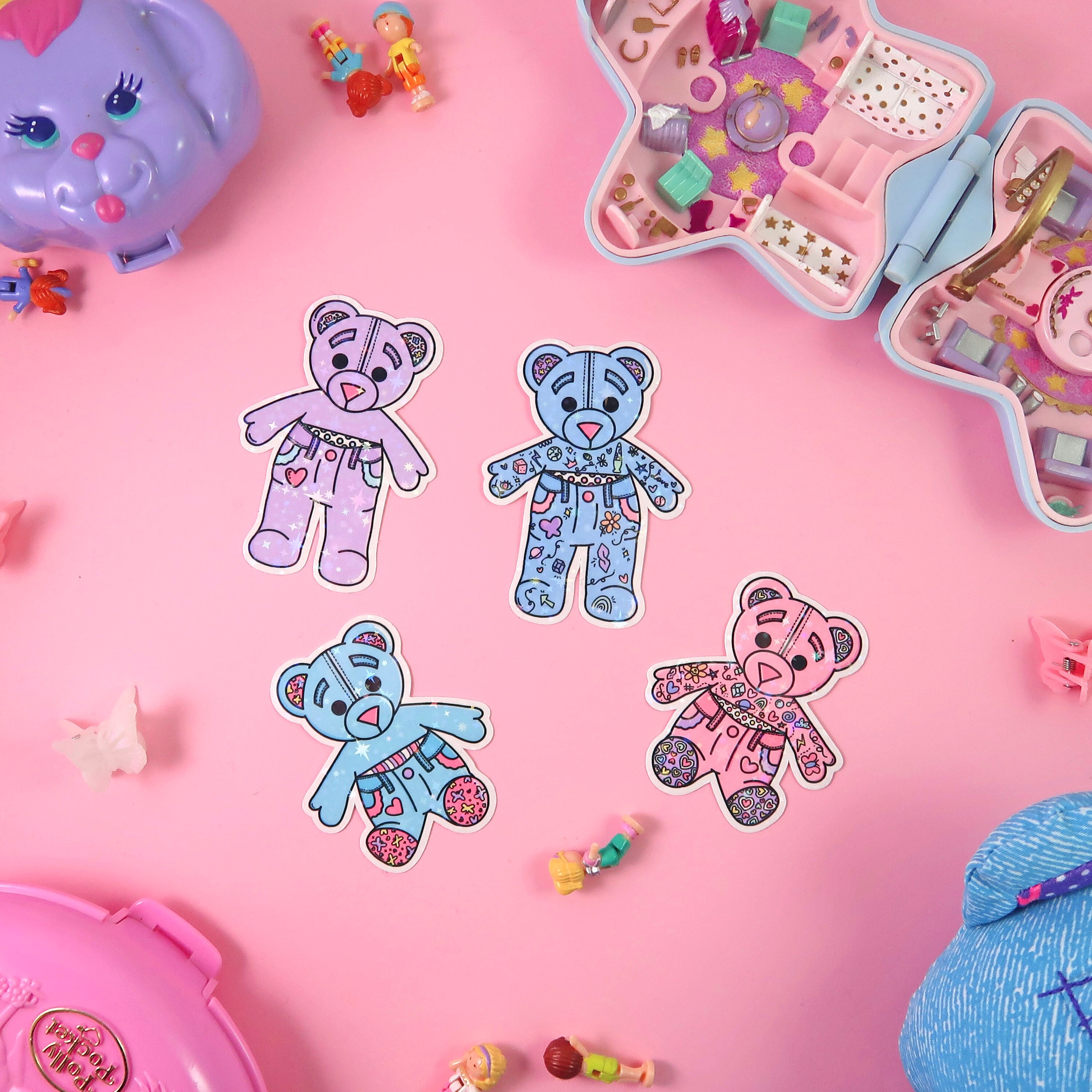 Drawable Bears Sticker Pack - SP028 - Etsy