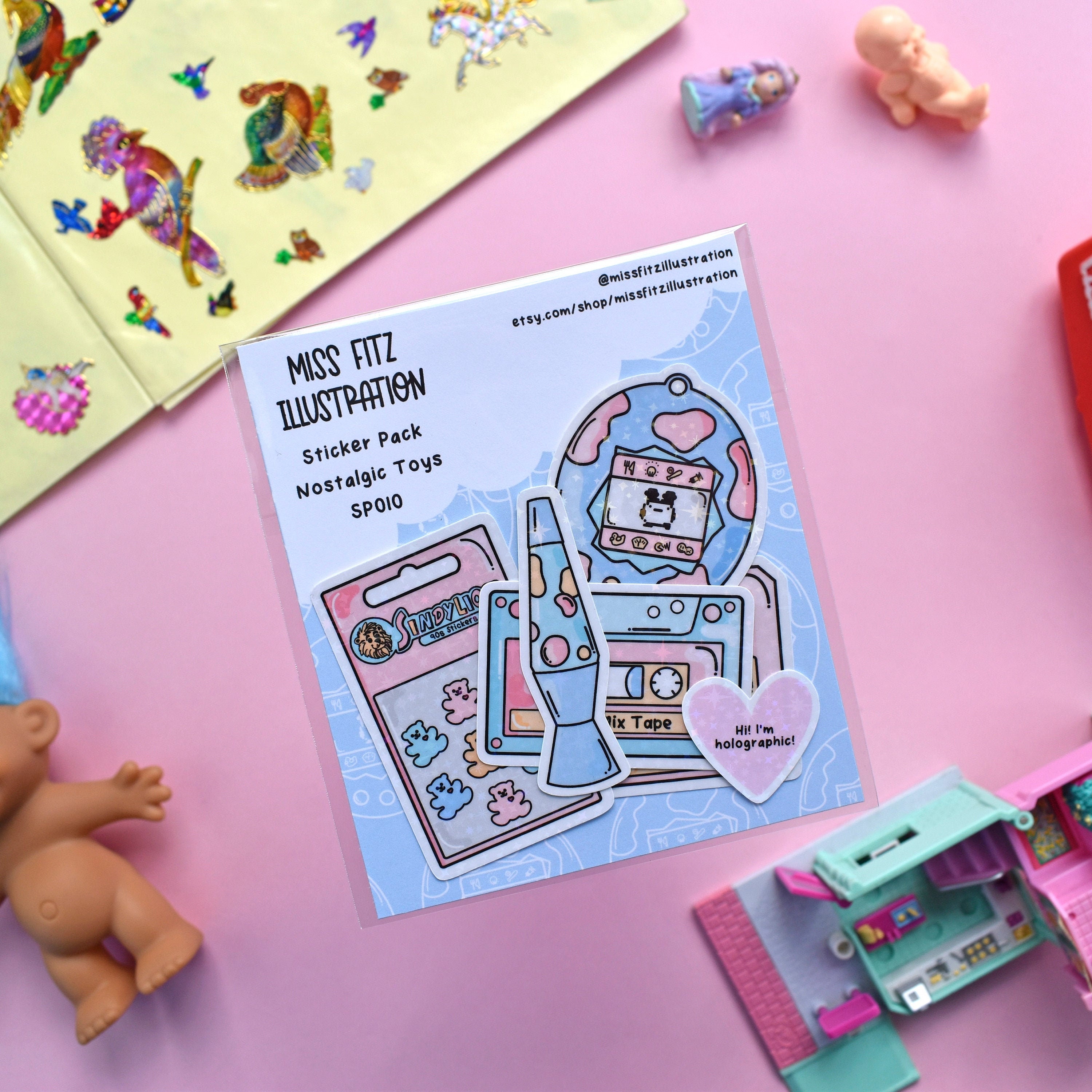 90s Nostalgia Toys Sticker Pack SP010 - Etsy