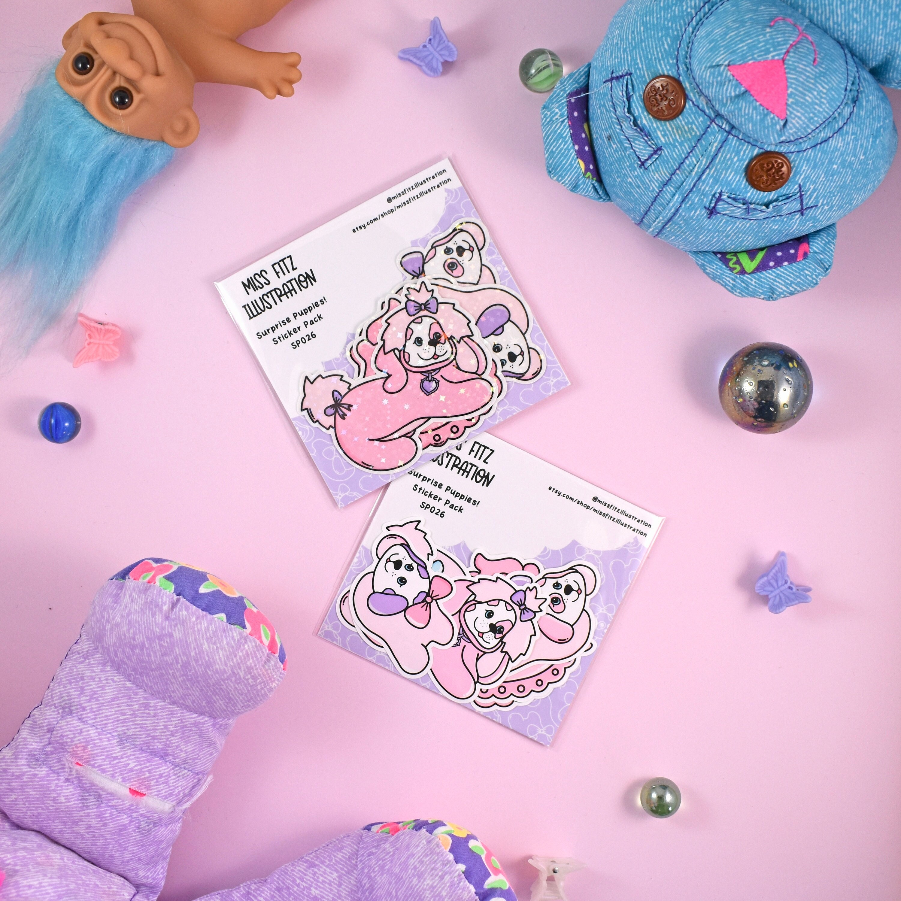 Surprise Puppies Sheet Sticker Pack SP026 - Etsy