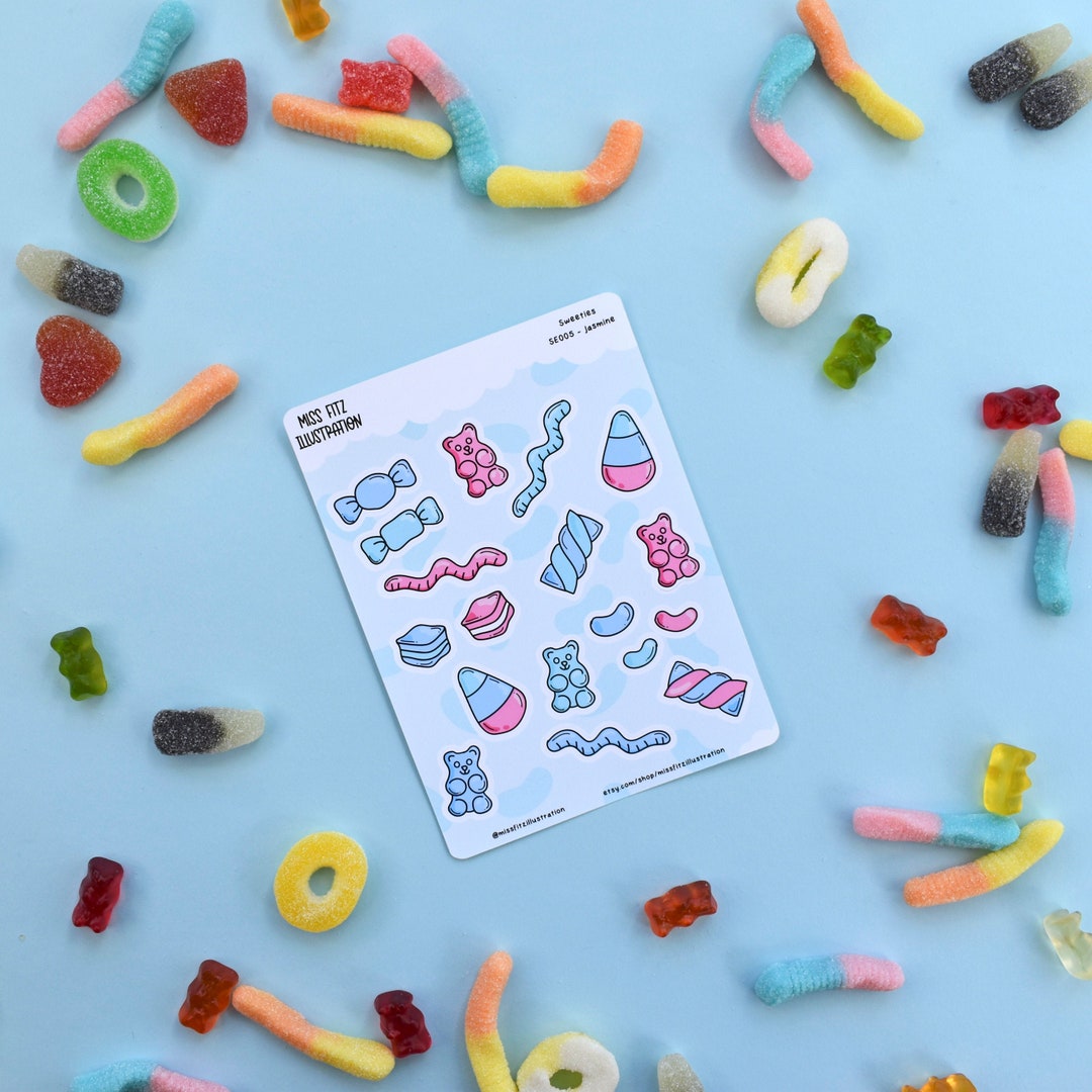 Sweeties Sticker Sheet Jasmine SE005 - Etsy Hong Kong