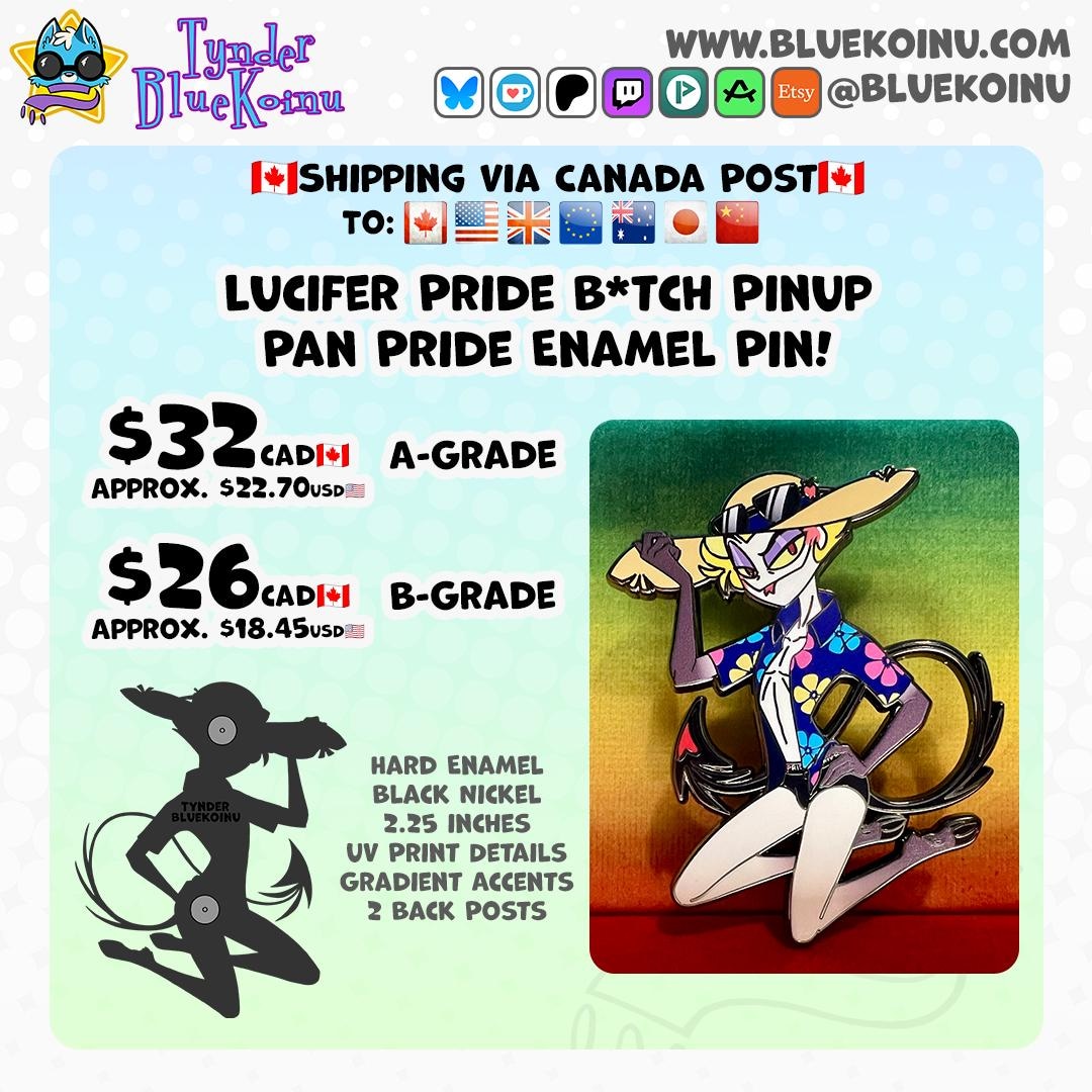 Lucifer Pride B*tch - Enamel Pin - Etsy