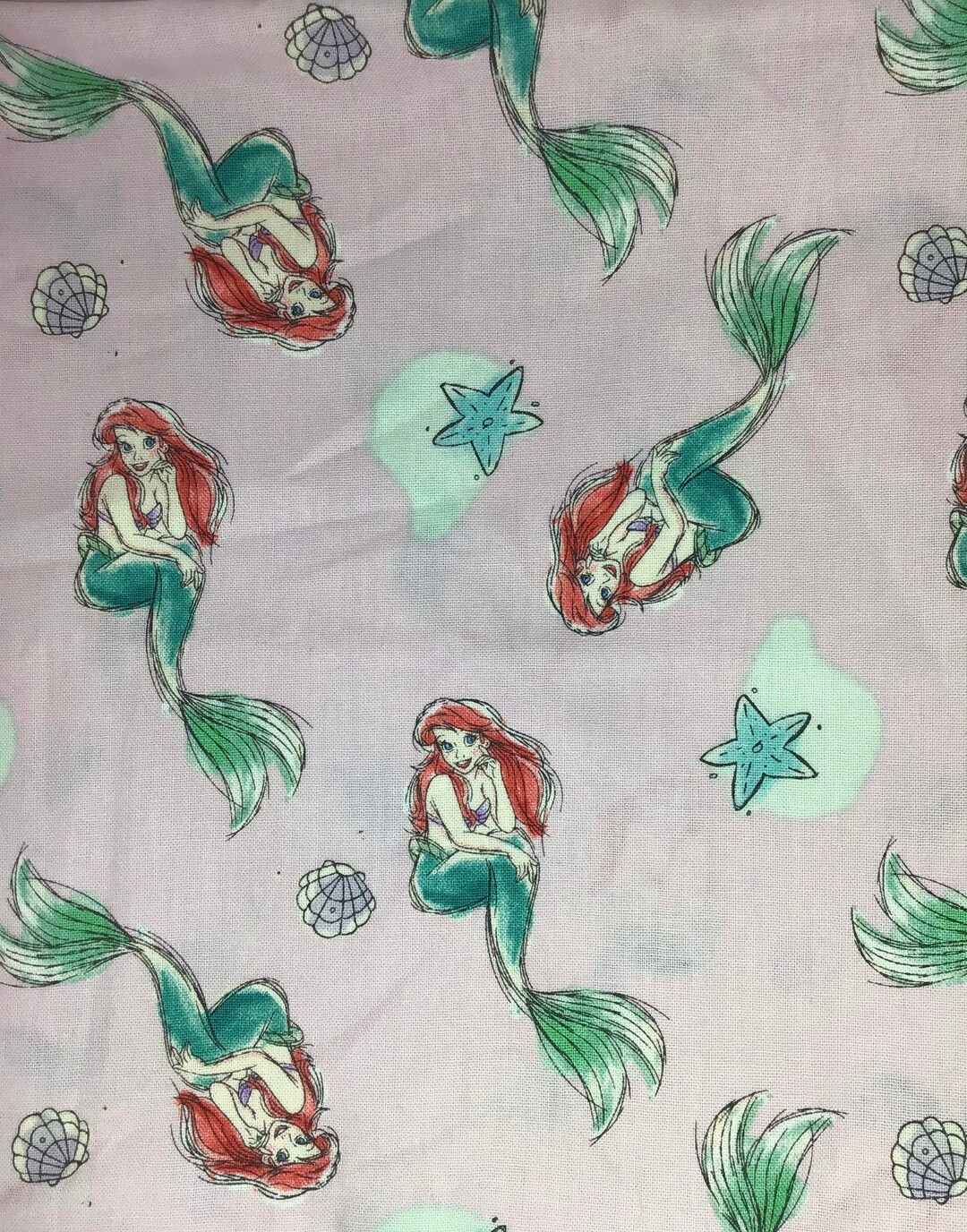 Ariel Face Mask the Little Mermaid Face Mask - Etsy