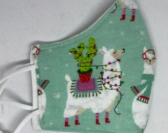 Llama Face Mask | Etsy