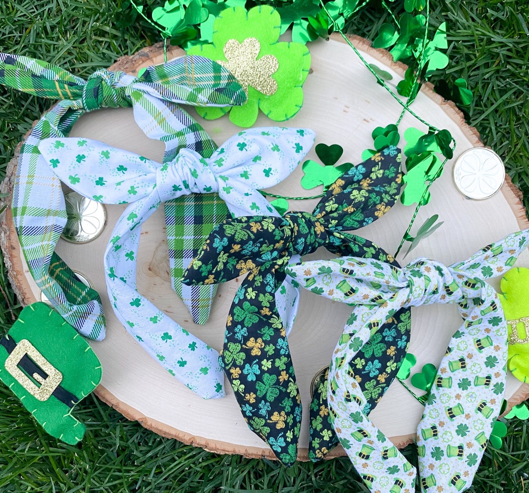 St. Patricks Day Headbands, Bowbands - Etsy
