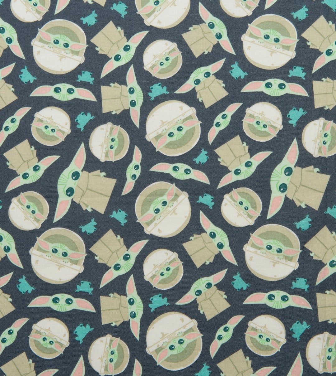 Grogu Baby Yoda Face Mask - Etsy