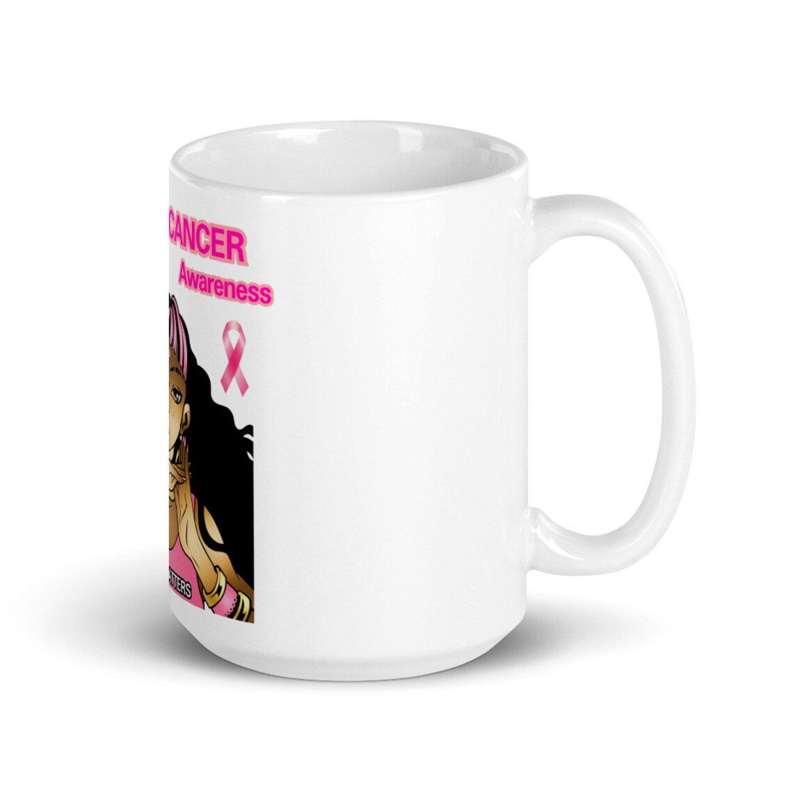Breast Cancer Awareness Mug - Etsy