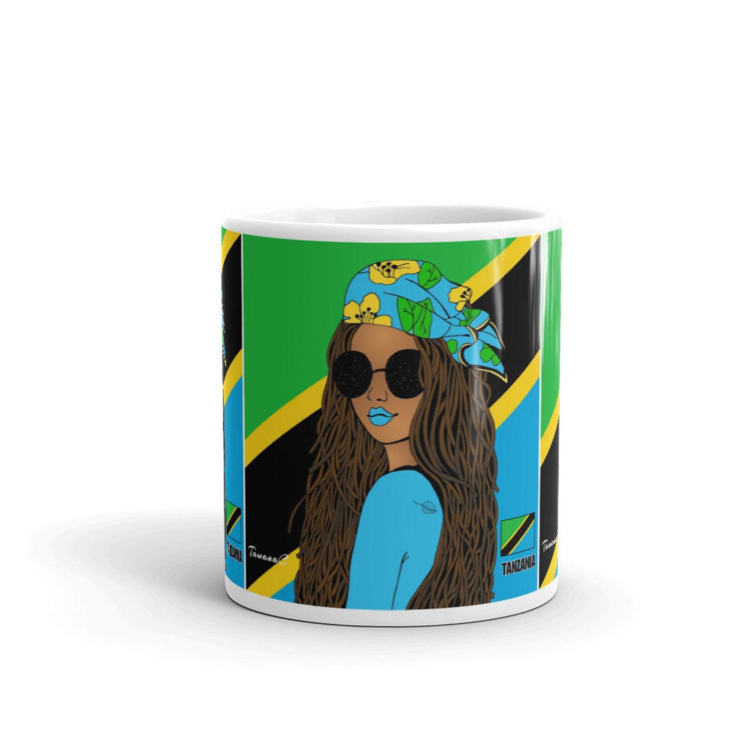 Tanzania Rasta Girl Mug - Etsy