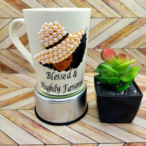 Mug Bling Mug Ceramic Mug Rhinestone Mug Resin - Etsy