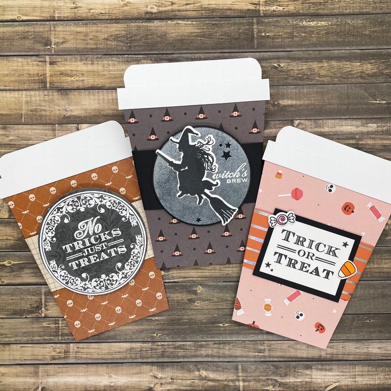 Halloween Coffee Cup Gift Card Holder - Etsy