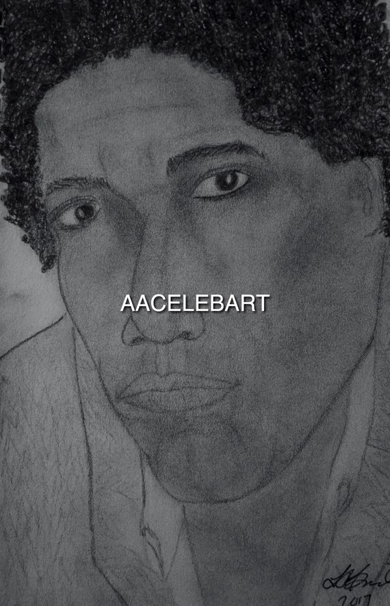 Jean Michel Basquiat Black Celebrity Art African American - Etsy