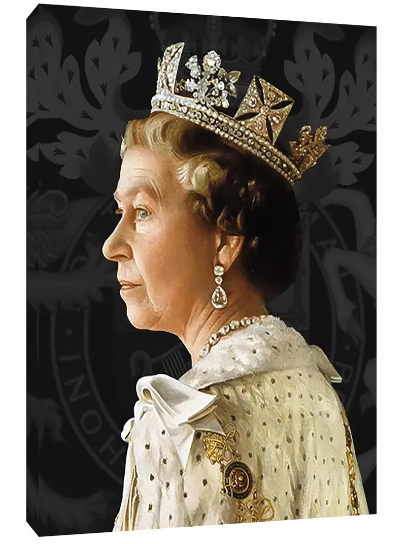 Queen Elizabeth II, the Uk's Longest-serving Monarch Picture Print on ...