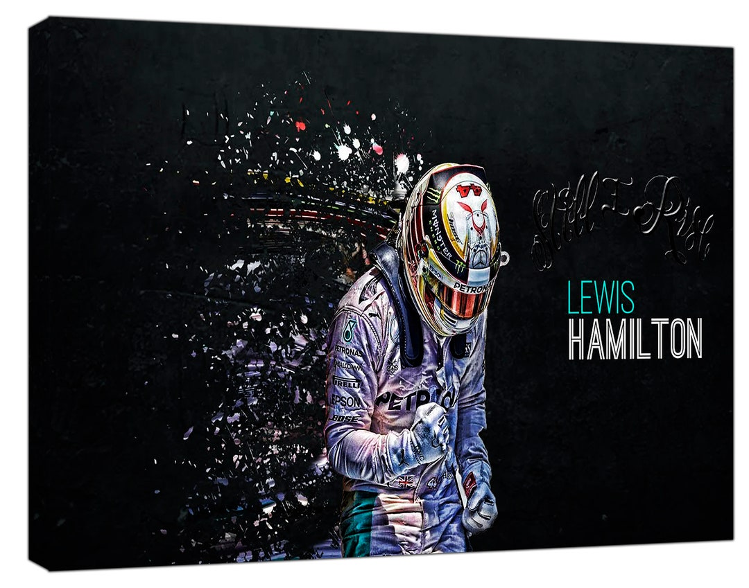 Formula 1 Lewis Hamilton Still I Rise Photo Print on Framed - Etsy