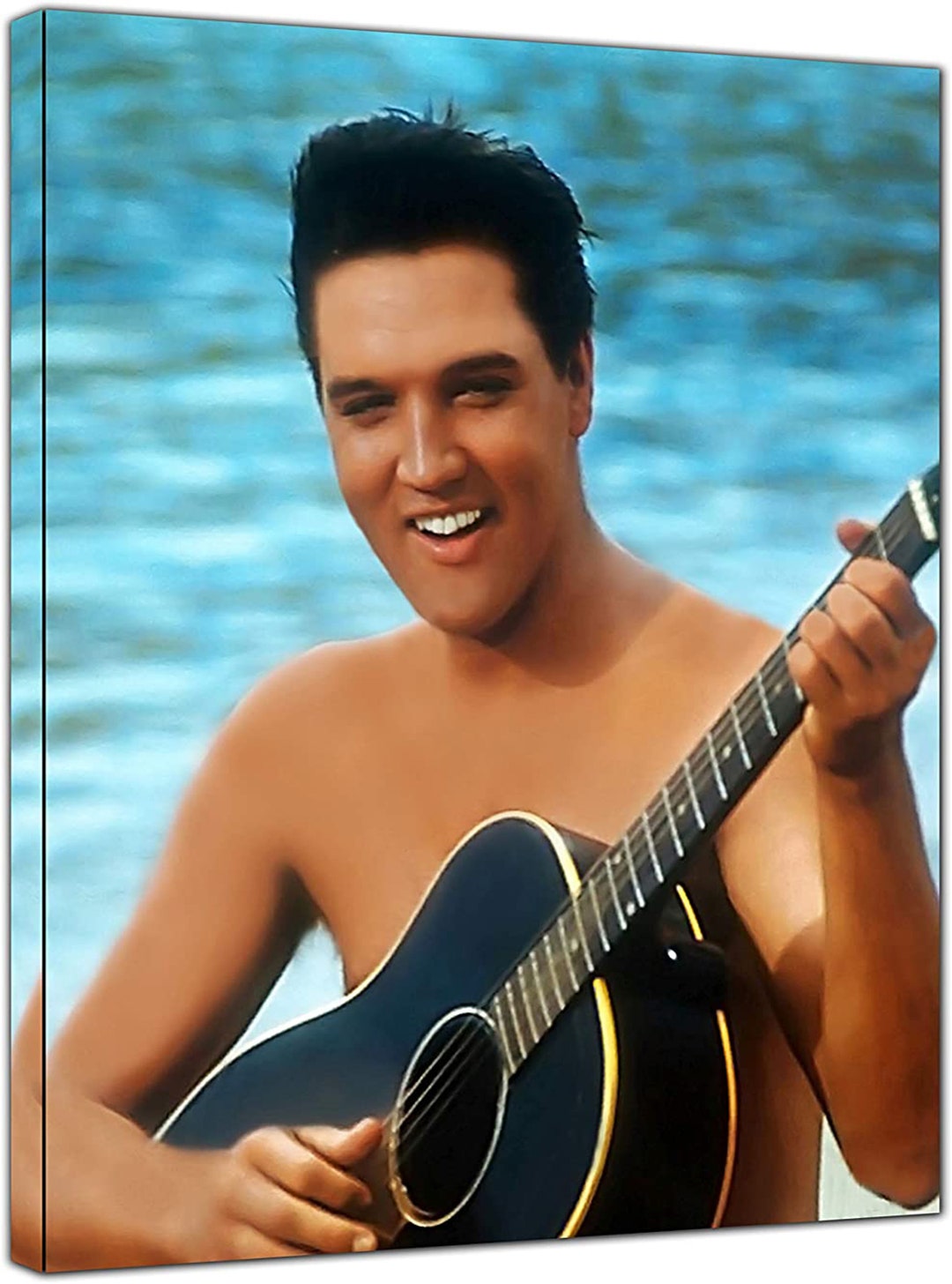 Elvis Presley Blue Hawaii Picture Photo Print on Canvas Wall Art Home ...