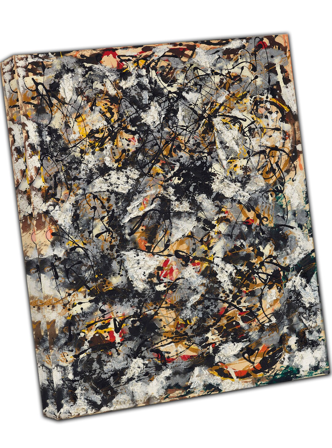 Jackson Pollock Composition with Red Strokes Picture Photo - Etsy France