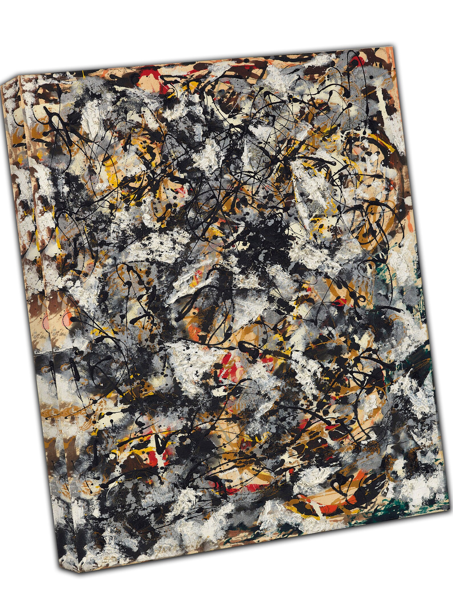 Jackson Pollock, Composition With Red Strokes Picture Photo Print on ...