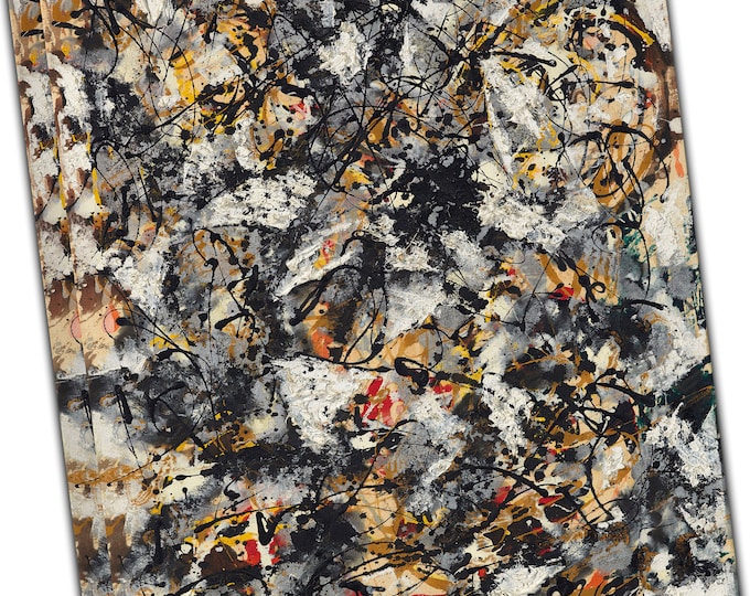 Jackson Pollock, Composition with Red Strokes Picture Photo Print On ...