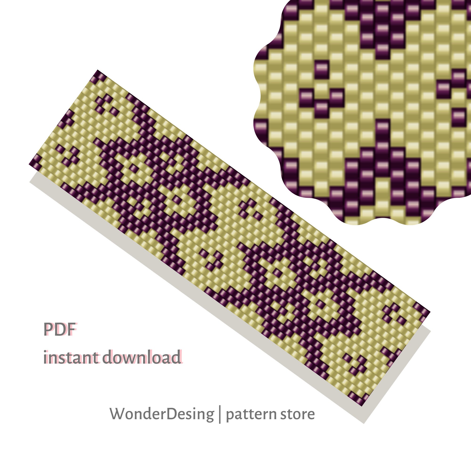 Peyote bracelet pattern native american Peyote Stitch | Etsy