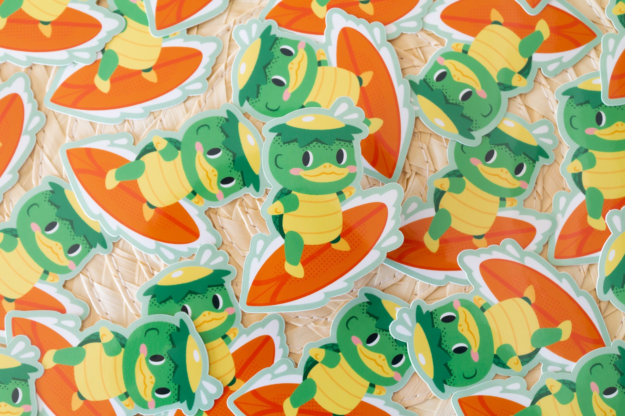 Kappa Yokai Vinyl Sticker Yokai Friends Sticker - Etsy