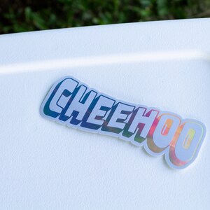 Holographic Cheehoo Hawaii Vinyl Sticker - Etsy