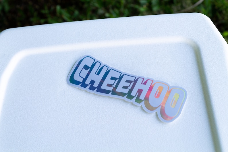 Holographic Cheehoo Hawaii Vinyl Sticker - Etsy
