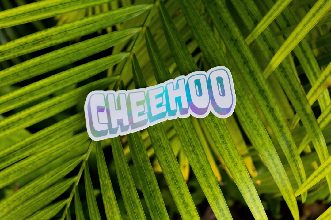 Holographic Cheehoo Hawaii Vinyl Sticker - Etsy