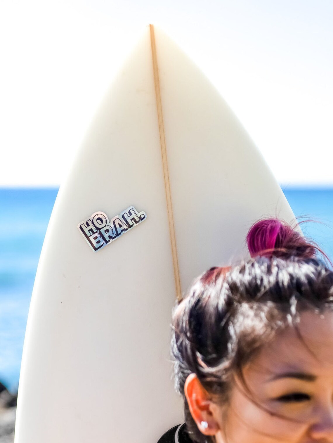 Holographic Ho Brah Hawaii Vinyl Sticker - Etsy