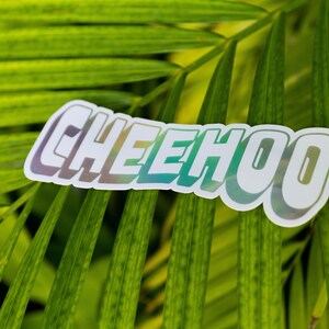 Holographic Cheehoo Hawaii Vinyl Sticker - Etsy