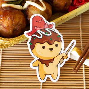 Japanese Takoyaki Vinyl Sticker - Etsy