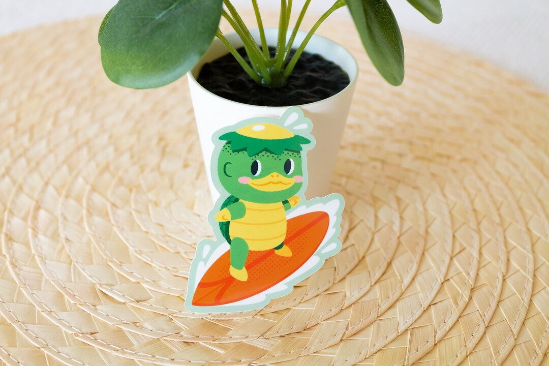 Kappa Yokai Vinyl Sticker | Yokai Friends Sticker - Etsy