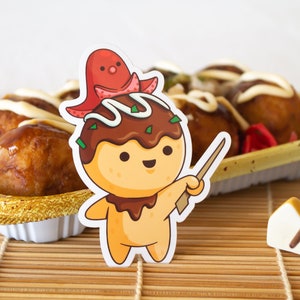 Japanese Takoyaki Vinyl Sticker - Etsy