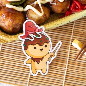 Japanese Takoyaki Vinyl Sticker - Etsy