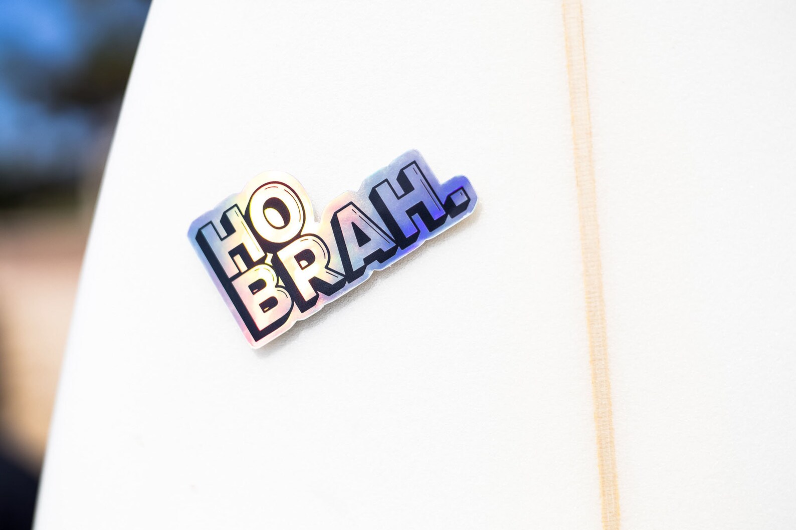 Holographic Ho Brah Hawaii Vinyl Sticker - Etsy