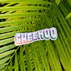 Holographic Cheehoo Hawaii Vinyl Sticker - Etsy