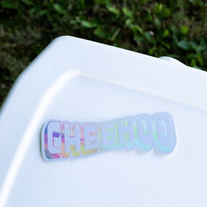 Holographic Cheehoo Hawaii Vinyl Sticker - Etsy